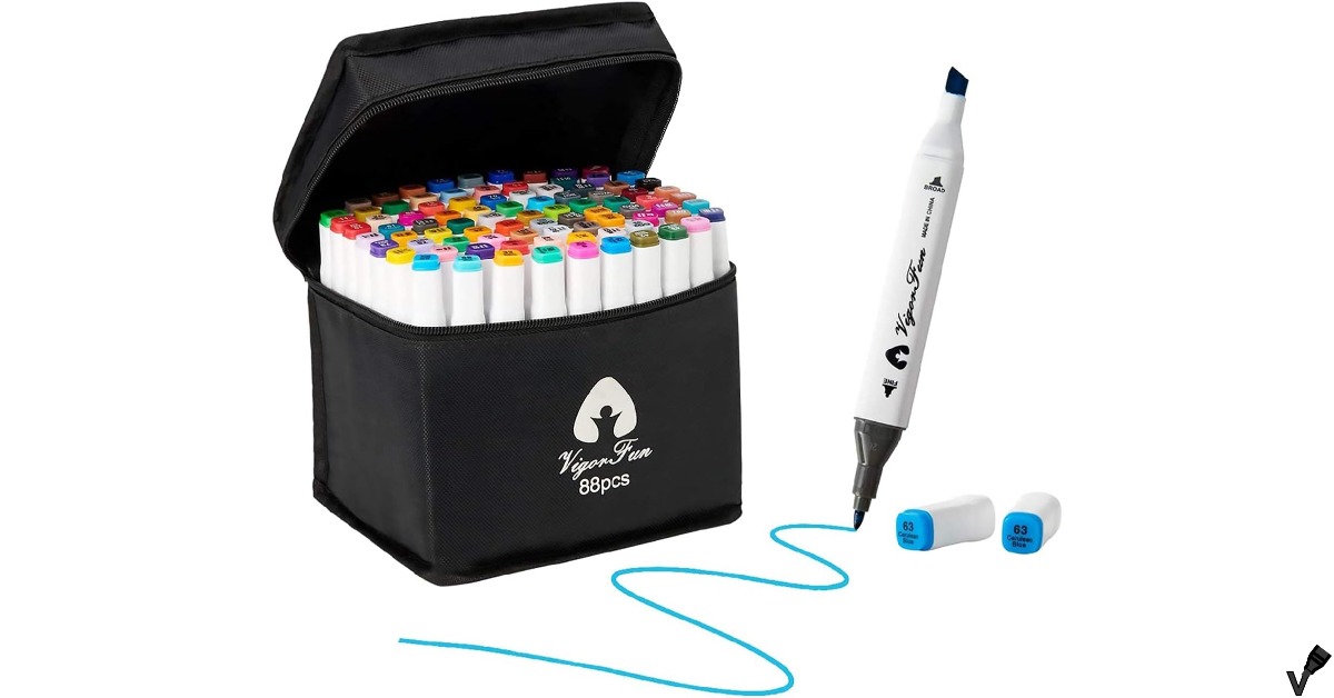 VigorFun Dual Tips Alcohol Paint Markers - Top Review 2025 - Marker Vibe