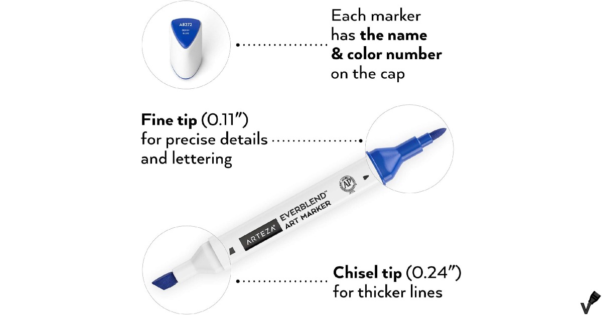 Arteza 60 Colors EverBlend Alcohol Markers Set - Best Review 2025 ...